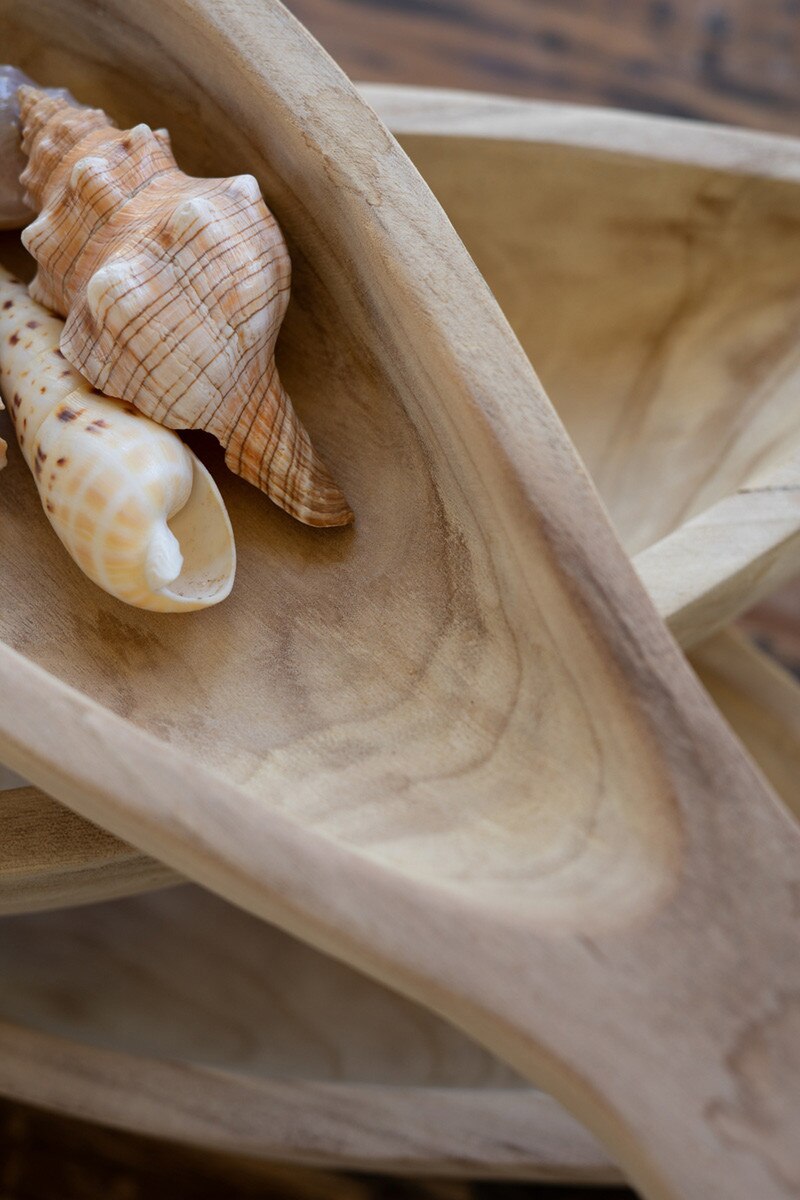 Carved Wood Fish Bowl - 3 Sizes Available – One Amazing Find: Creative ...