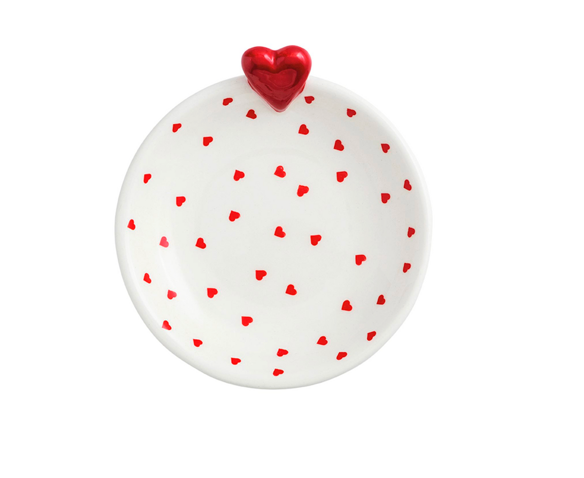 Red Heart Tidbit Dish - One Amazing Find: Creative Home Market