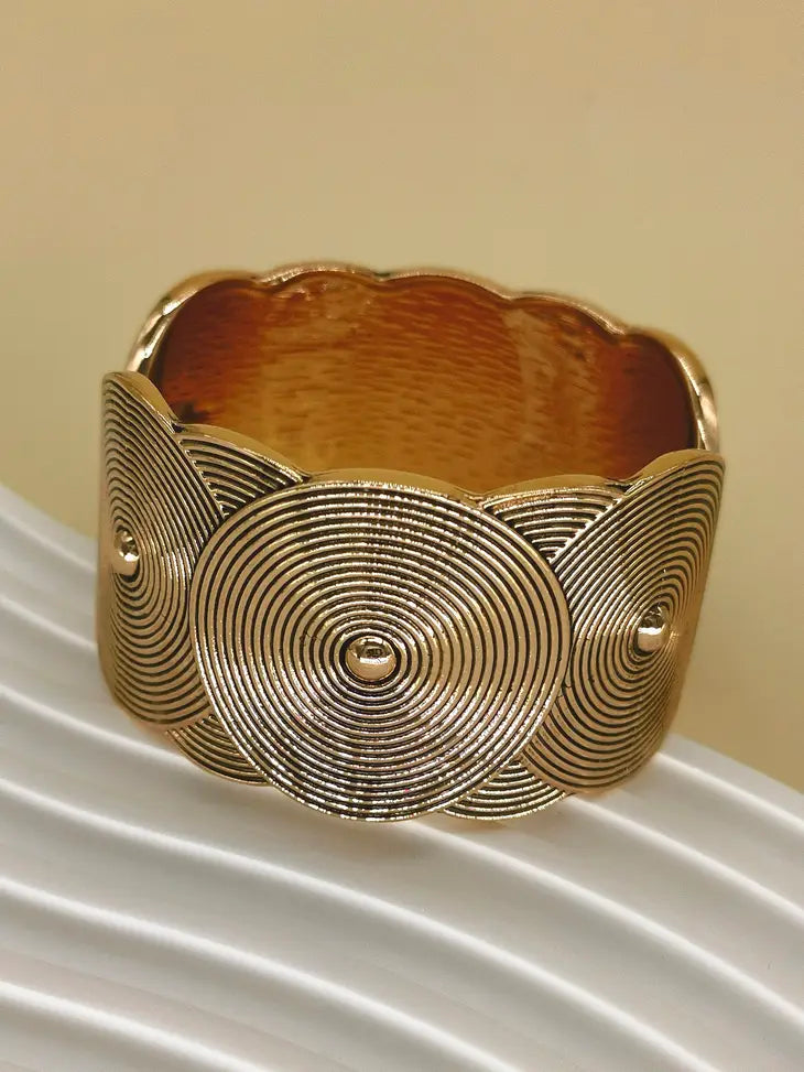 Vintage Wide Spring Bangle Bracelet – One Amazing Find: Creative Home ...