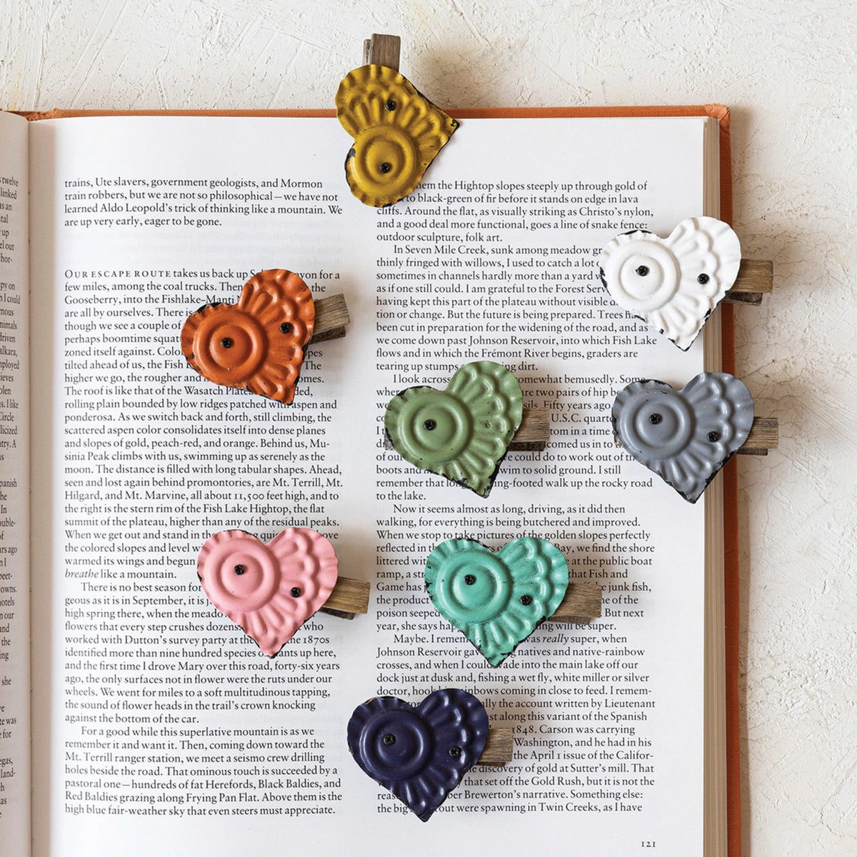 Embossed Metal Heart Clip - 8 Colors – One Amazing Find: Creative Home ...